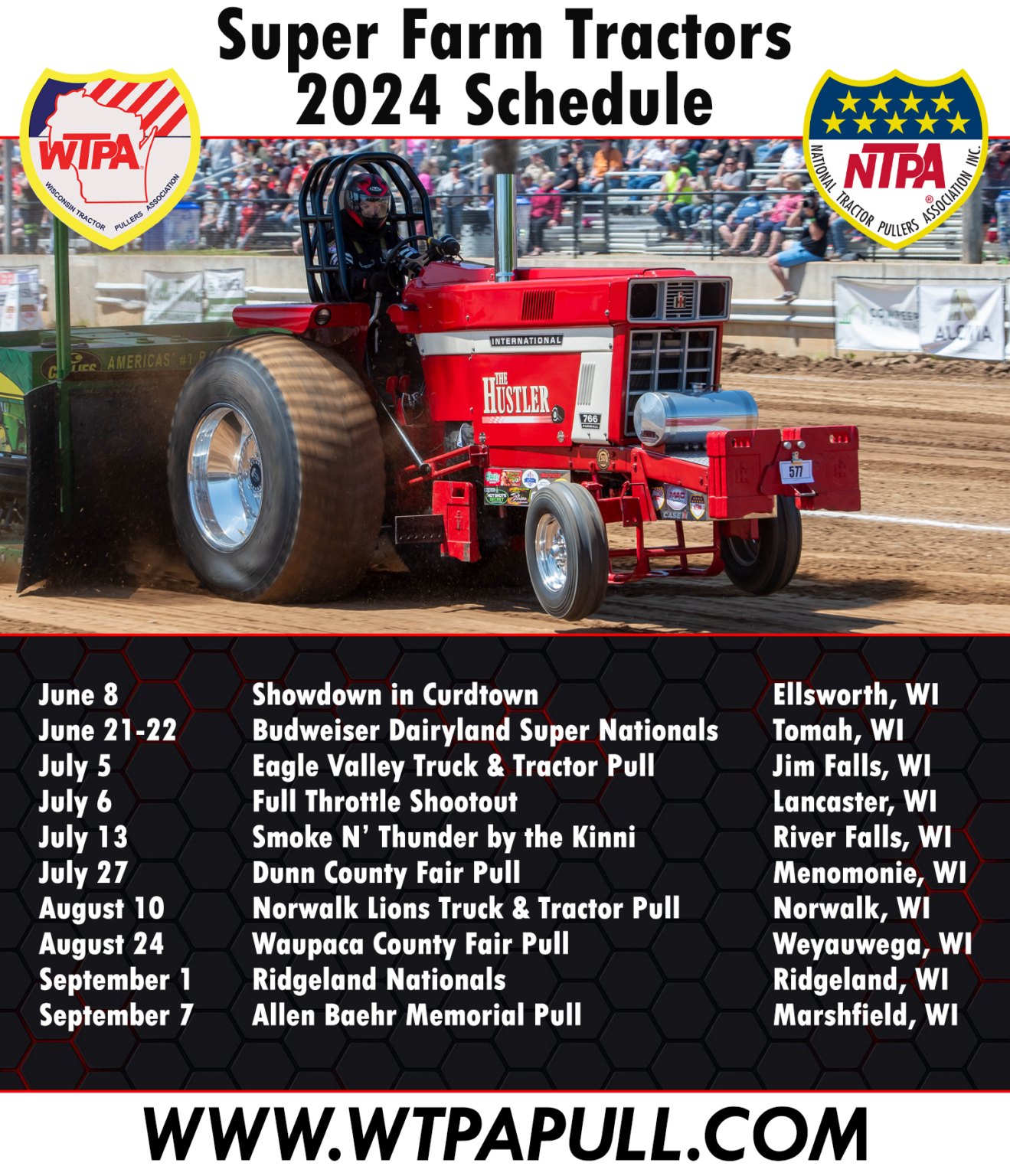 2024 Class Schedules – Wisconsin Tractor Pullers Association
