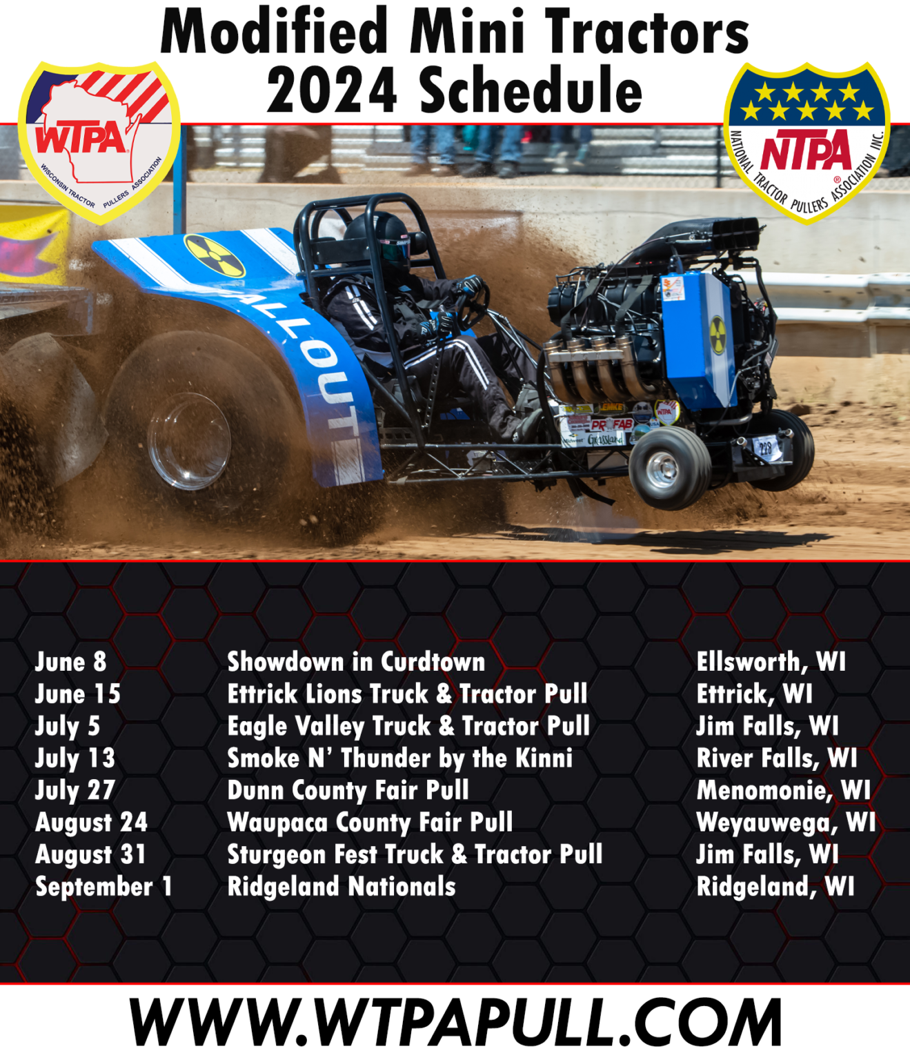 2024 Class Schedules – Wisconsin Tractor Pullers Association