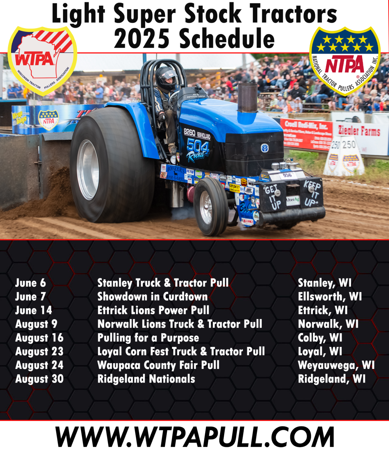 2025 Class Schedules – Wisconsin Tractor Pullers Association