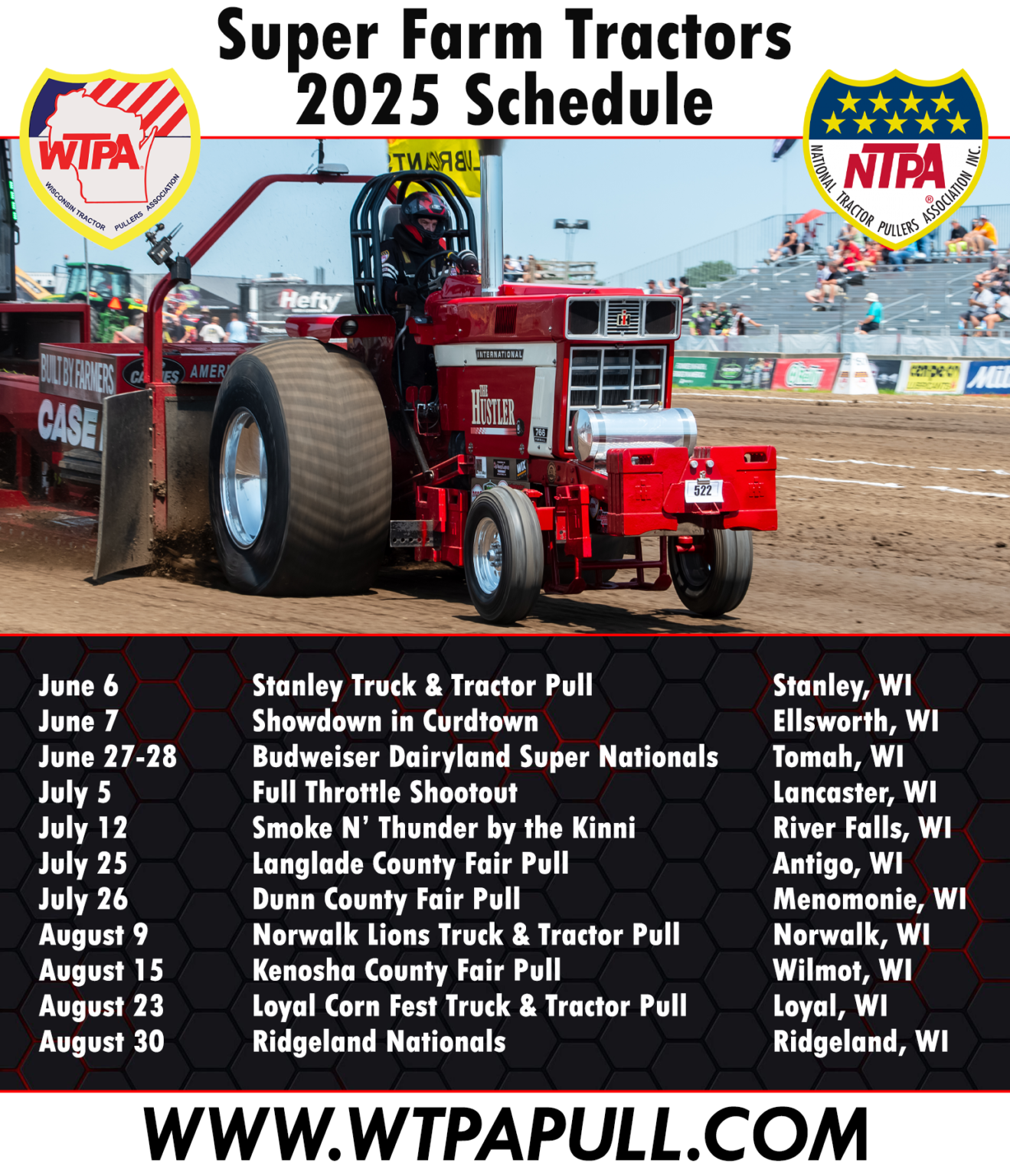 2025 Class Schedules – Wisconsin Tractor Pullers Association