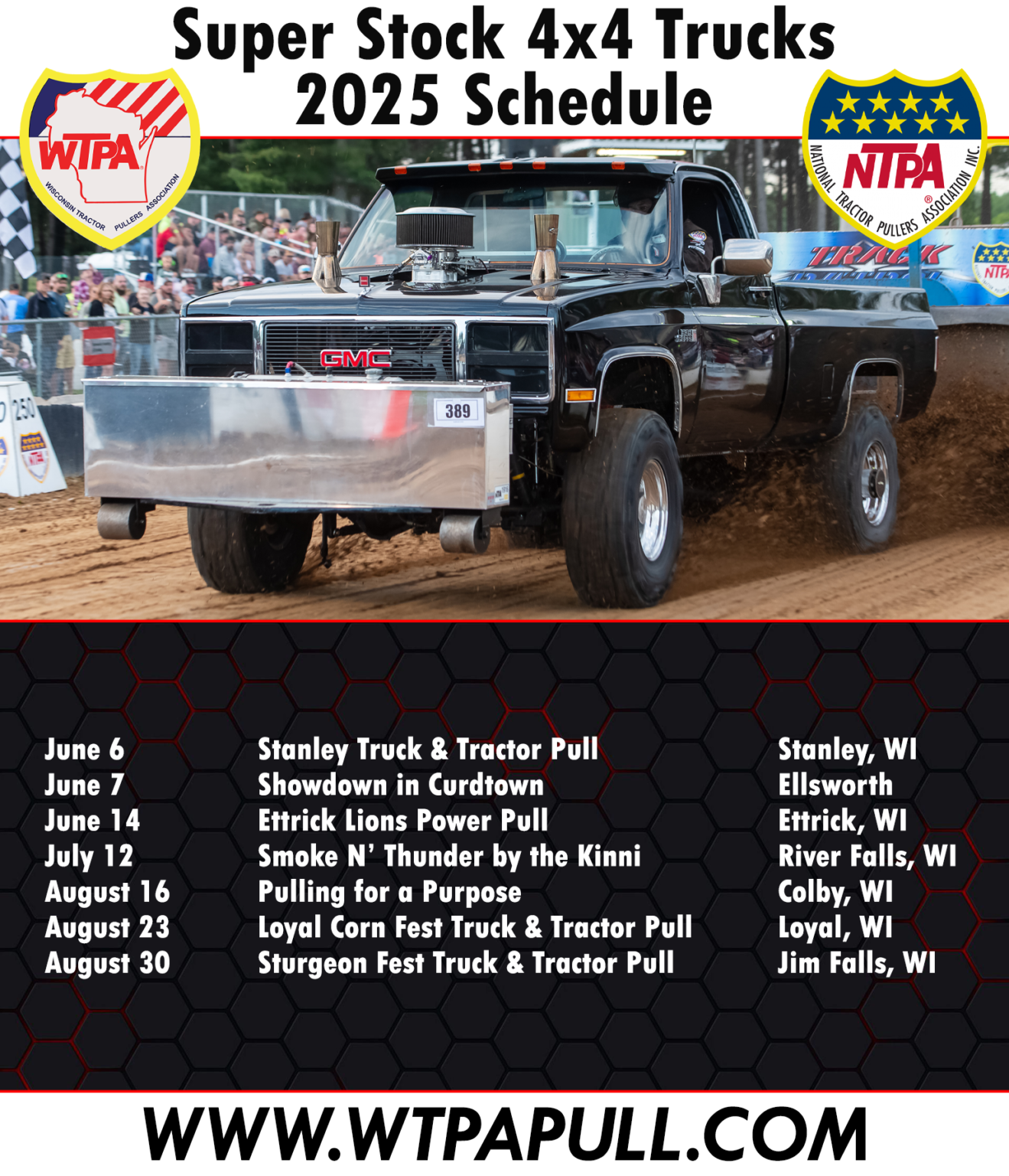 2025 Class Schedules – Wisconsin Tractor Pullers Association