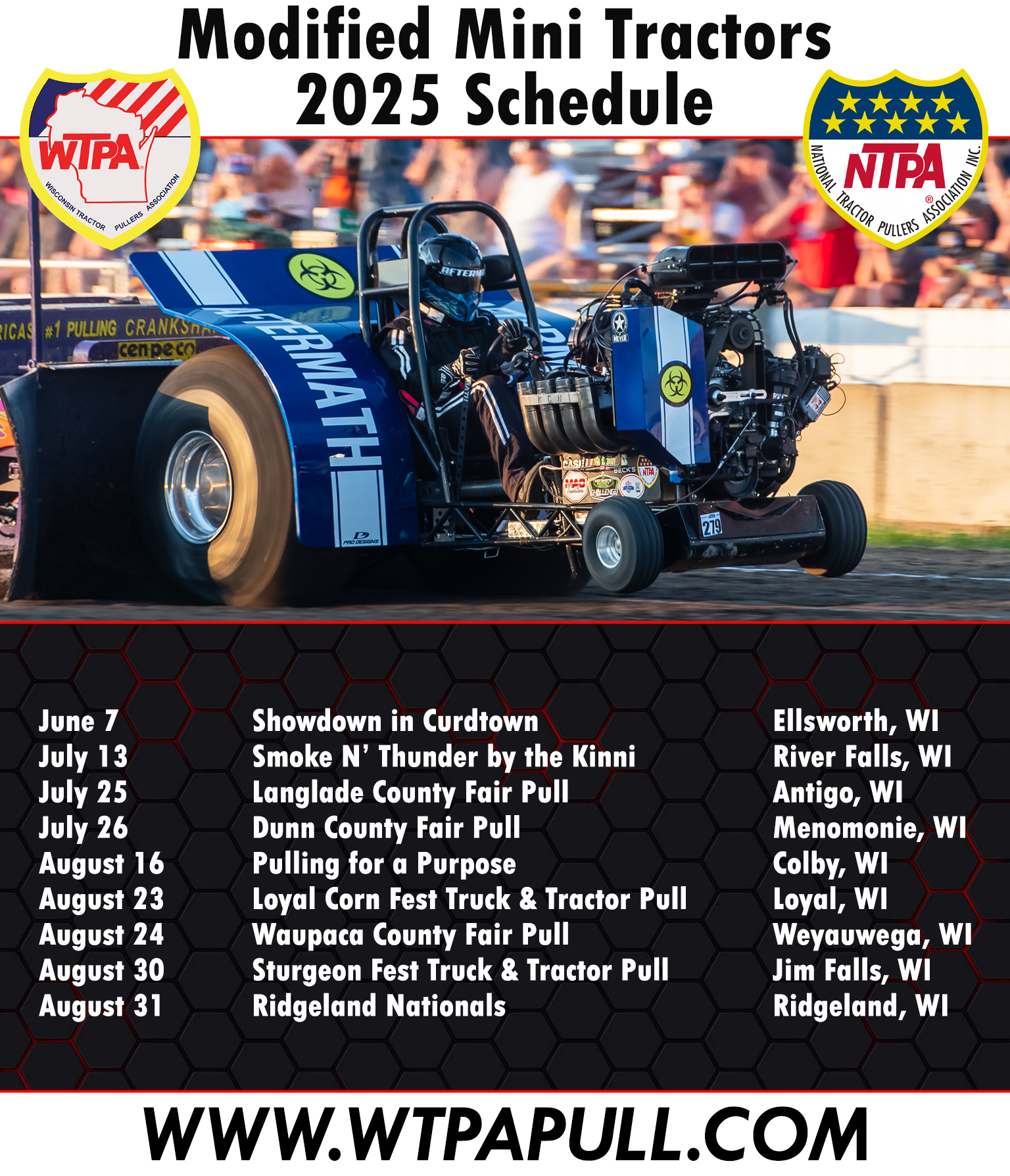2025 Class Schedules – Wisconsin Tractor Pullers Association